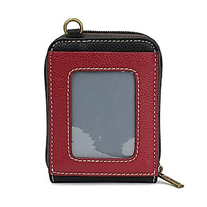 Cute-C - Credit Card Holder/Wallet Wristlet - Red Rose