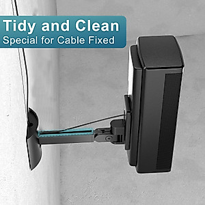 Yimaut (2 Pack) Ceiling/Wall Mount Bracket for Bose Cube Speaker,for UB-20,UB20 Series II, WB-50 Series II, Lifestyle 600, V35, V25, V10, T20, V20, V30, CineMate 520, CM520, Acoustimass Series Black