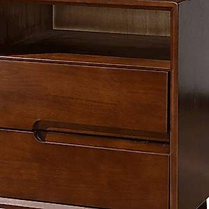 ZHAOLEI All Solid Wood Bedside Cabinet Minimalist Bedside Cabinet, Bedroom Minimalist Locker