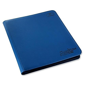 Ultimate Guard Zipfolio 480 – 24 Pocket XenoSkin (Quadrow) Blue