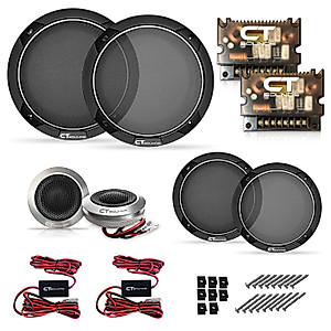 CT Sounds Meso 6.5” 500 Watt 3-Way Premium Component Car Speaker Set