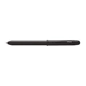 Cross Tech3+ Refillable Multi-Function Ballpoint Pen with Stylus, Medium Ballpen And Pencil, Includes Premium Gift Box - Satin Black