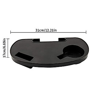 Table Tray Cup Holder Clip on Side Phone Snack Tray  for Sun Lounger Chair, Sun Lounger Tray, Camping Picnic Chair Tray