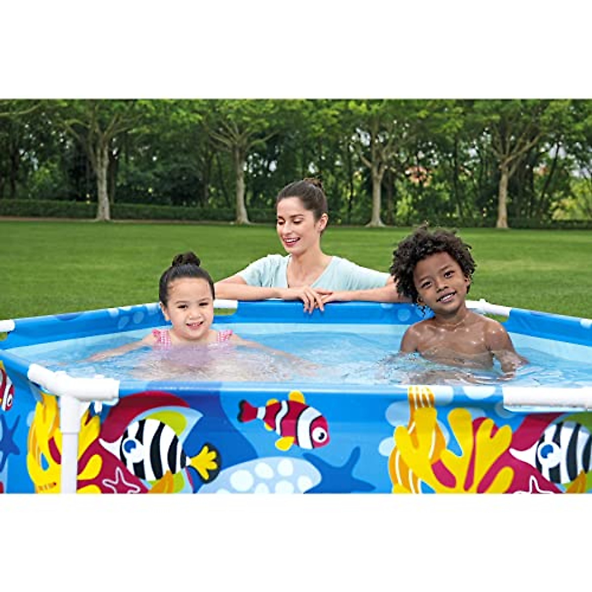 PROSTEEL Steel Pro UV Careful 6' x 20' Splash-in-Shade Play Pool