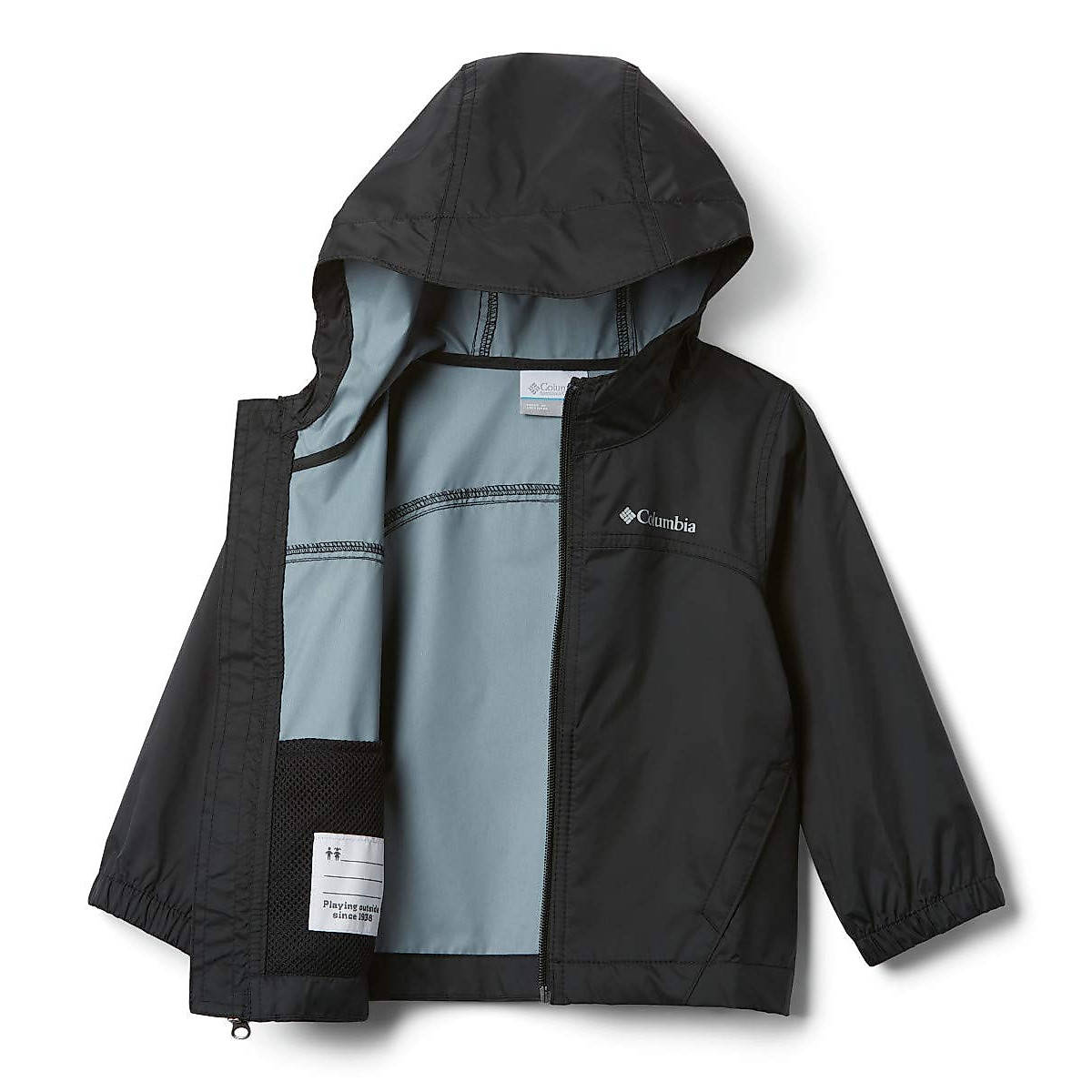 Columbia Toddler Boys Glennaker Rain Jacket, Black, 3T