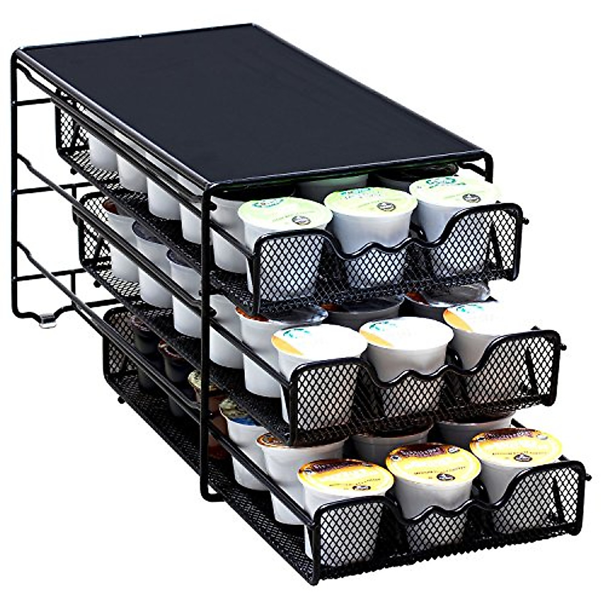 DecoBros 3 Tier Drawer Storage Holder 54 Keurig K-cup Coffee Pod.