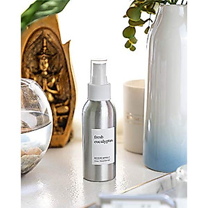Craft & Kin Eucalyptus Room Spray, Fall Room Spray, Eucalyptus Essential Oil Spray, Eucalyptus Linen Spray for Pillows, Eucalyptus Spray Room, Holiday Room Spray, Christmas Room Spray 3.4 oz