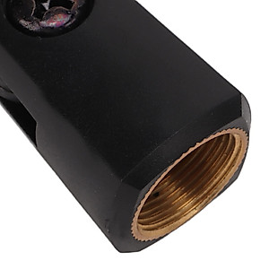 01 02 015 Microphone Clip, Wide Application 180° Rotatable Convenient Strong Toughness Microphone Holder Lightweight with 5/8in to 3/8in Screw for Wired Mic