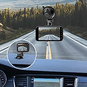 Dash Cam Mount, Suction Cup Mount,Windshield & Dashboard Suction Cup Mount Camera Mount,For ROVE R2-4K,CHORTAU Dash Cam,Screw Connectors Are Suitable For Most Dash Cam, DVR, GPS and Sports Camera