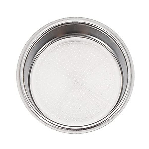 PRETYZOOM Coffee Filter Espresso Making Filter Espresso Basket for Coffee Espresso Filter Basket Kitchen Drain Basket Coffee Espresso Coffee Maker Espresso Tea Filters Stainless Steel Silver