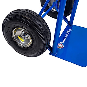 American Lifting P Handle Super Steel 800 lb. Hand Truck with 10" x 3 1/2" Pneumatic Wheels