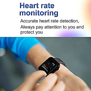 XXXDXDP Smart Watch Blood Pressure Monitor Waterproof Men Women Smartwatch Heart Rate Fitness Tracker Weather Forecast Watch Smart (Color : D)