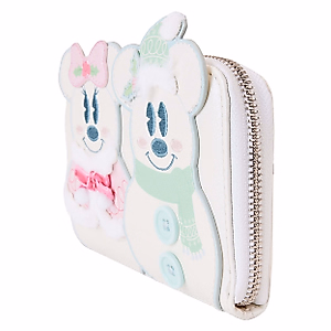 Loungefly Disney Mickey & Minnie Pastel Snowman Wallet Disney Standard
