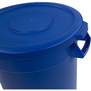 CFS 34101014 Bronco Round Waste Container Only, 10 Gallon, Blue