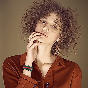 Designer Sport Band Compatible with Apple Watch iWatch Bands 40mm 38mm 41mm Men Women, Soft Silicone Strap Wristbands for Apple Watch Series 8/7/6/5/4/3/2/1/SE/Ultra [Army Green Red,38mm 40mm 41mm]