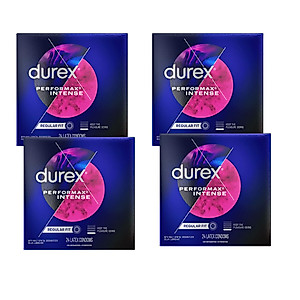 Durex Performax Intense Condom, 24 Count (Pack of 4)