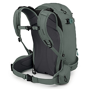Osprey Kresta 30L Women's Ski Backpack, Pine Leaf Green