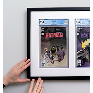 15x40 Frame Black Real Wood Picture Frame Width 0.75 Inches | Interior Frame Depth 0.5 Inches | Noir Classique Mid Century Photo Frame Complete with UV Acrylic, Foam Board Backing & Hanging Hardware