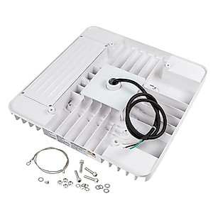 OSTEK 150W LED Canopy Light, 19,500LM, 5700K Daylight White, Surface Mount Gas Station & Carport Lighting, IP65 Waterproof, Outdoor Rated, AC100-277V, UL & DLC Listed