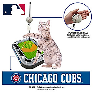 Pets First Chicago Cubs Baseball Cat Scratcher Toy