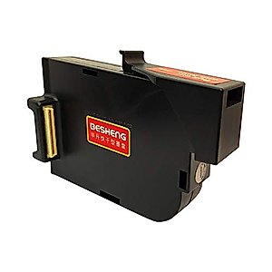 BESHENG Original Solvent Fast Dry Ink Cartridge Replacement for BESHENG PT2000SE Handheld Inkjet Printer (Black)