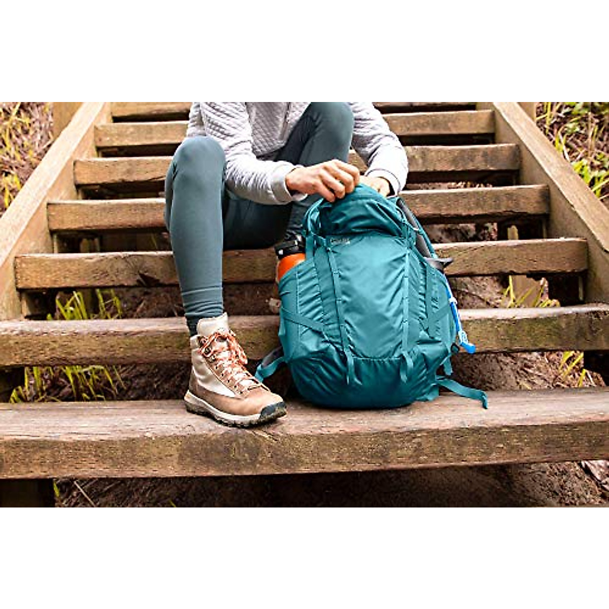 CamelBak Women’s Helena 20 Hiking Hydration Pack - 85 oz, Burnt Olive/Silver Pine