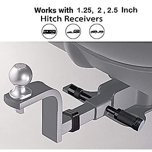 WHSSFINE Trailer Lock Kit Keyed Alike Tongue and Hitch Pin Lock with 5/8 and 1/2 Inch Pins Fit Class I II III IV V Receiver to Secure Trailer for Towing and Storage (4 Pack)