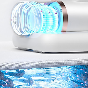 Onetothee Upgraded Uv Mattress Vacuum Cleaner, Strong Handheld Uv Vacuum Cleaner, Portability Convenient Cleaning, Bed, Mattress, Pillow, Sofa, Couch (Sky Blue)