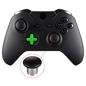 eXtremeRate 8 in 1 Black Metal Magnetic Thumbsticks Analog Joysticks for Xbox One, Xbox One Elite, Xbox One S, Xbox Series X, PS4 Slim, PS4 Pro, PS4 Controller with T8H Cross Screwdrivers