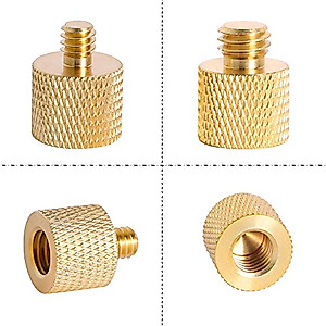 Camera Screw Mount Set, PAMOWO 26Pcs 1/4 Inch and 3/8 Inch Converter Threaded Screws Adapter Flash Shoe Mount for DSLR Camera/Tripod/Monopod/Ballhead/Flash Light/Quick Release Plate