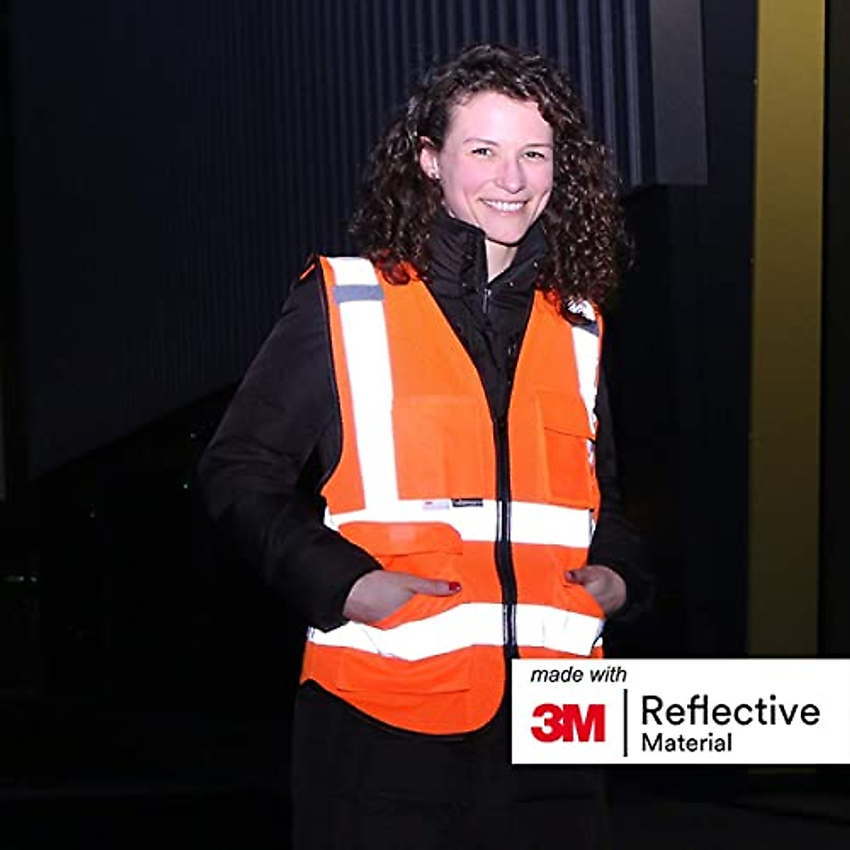 Salzmann Mesh Multi-Pocket Working Vest - Reflective Vest - Made with 3M Reflective Material