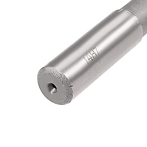 uxcell Chucking Reamer 14mm, H7 HSS Lathe Machine Reamer 6 Straight Flutes, Round Shank Milling Cutting Tool, Metric Reaming Drill Bit for Stainless Steel Metal Hole