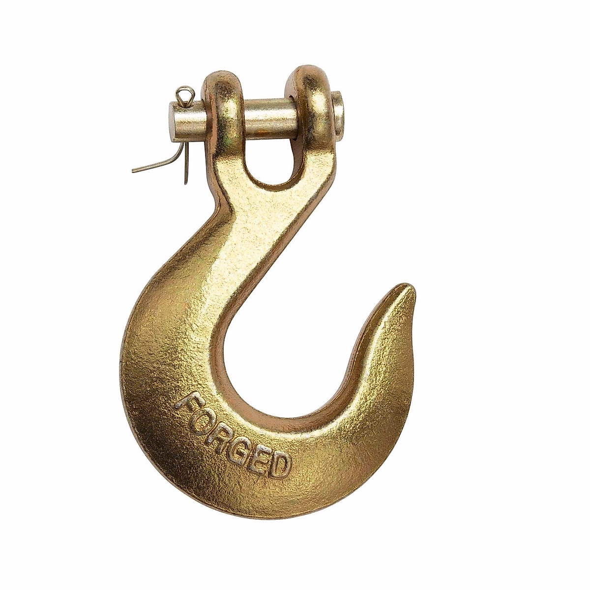 Mytee Products (10 Pack) 3/8" Clevis Slip Hook - 6,600 LBS WLL Heavy Duty Grade 70 Tow Chain Hook for Truck Trailer Tie Down