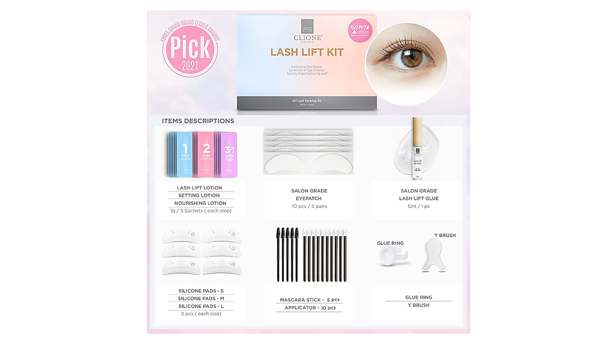 CLIONE PRIME Lash Lift Kit for Stunning Lashes