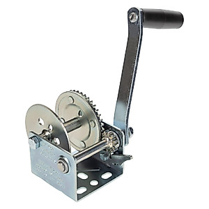 Reese Towpower 74337 600 Pound Capacity Winch , Black