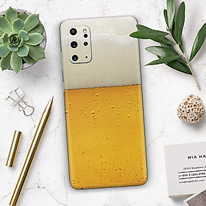DesignSkinz Cold Beer Protective Vinyl Decal Wrap Skin Cover Compatible with The Samsung Galaxy S20 (Screen Trim & Back Glass Skin)
