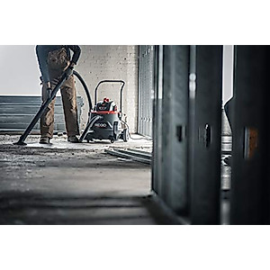 RIDGID 62718 Red 14 gallon RT1400 Wet/Dry Vacuum, Dark Gray and Red