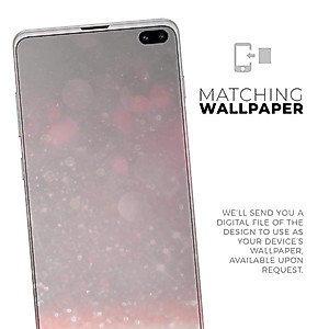 DesignSkinz Muted Pink and Grunge Shimmering Orbs Protective Vinyl Decal Wrap Skin Cover Compatible with The Samsung Galaxy S20 (Screen Trim & Back Glass Skin)