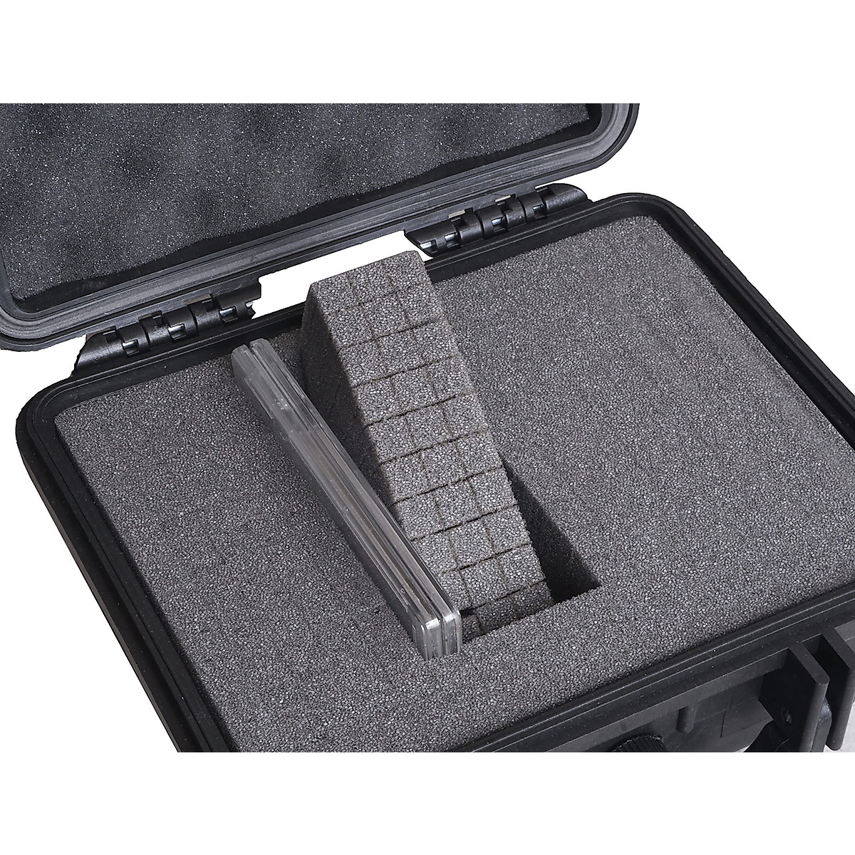 Case Club Graded Card Storage Box Fits up to 34 Card Slabs, or 100+ Sleeve Top Loaders- Travel Case fits Pokemon, MTG, & Sports Trading cards in Waterproof Exterior with Customizable Foam Interior