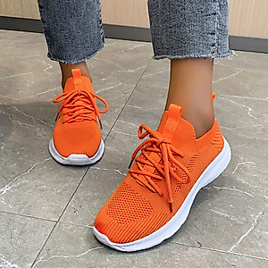 viyabling Women's Fashion Sneakers,Womens Breathable Sneakers Athletic Running Shoes Slip On Fashion Athletic Tennis Walking Shoes