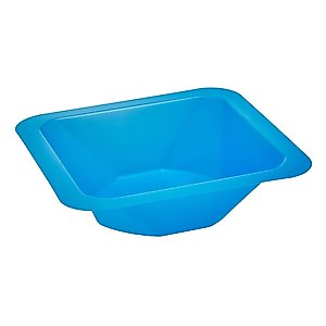 Heathrow Scientific HS1421B Standard Weighing Boat, Polystyrene, Medium, 85 mm L x 85 mm W x 24 mm D, Blue (Pack of 500)