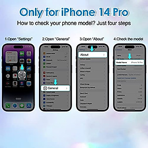 Hython for iPhone 14 Pro Case, Heavy Duty Full-Body Defender Protective Phone Cases Glitter Bling Sparkle Hard Shell Hybrid Shockproof/Drop Proof 3-Layer Military Rubber Bumper Cover Women, Rose Gold