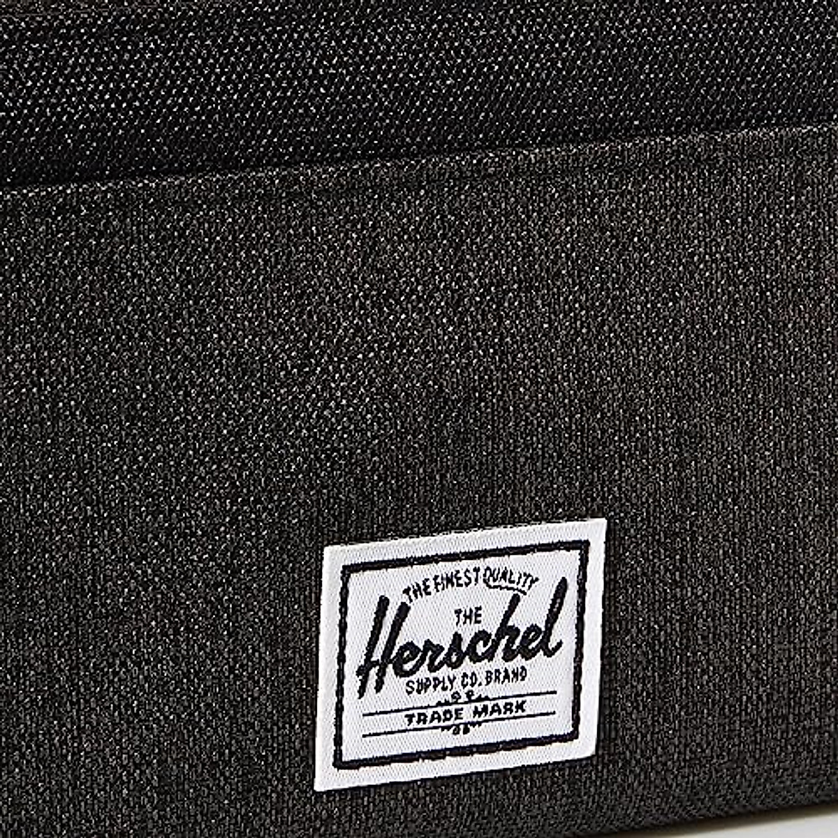 Herschel Thomas Polyester Wallet,Rfid Blocking, Black/Black Crosshatch