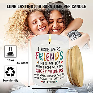 Best Friends Gifts for Women, Birthday Gifts for Friends, Friendship Gifts, Funny Gifts for Women Friends, Friendship, Friend Female, BFF, Coworker, Girlfriend, Vanilla Lavender Scented Candle 10oz