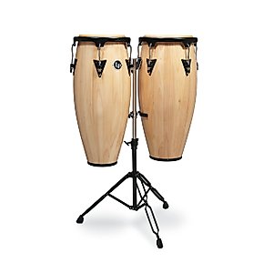 Latin Percussion Aspire Conga Set Drum, Natural, inch (LPA646AW)