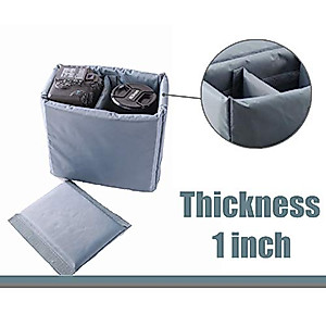 G-raphy Camera Case Camera Bag Insert Portable Inner Bag Waterproof Shockproof for DSLR SLR Mirrorless Cameras, Lenses, Nikon, Canon, Sony,Panisonic and etc