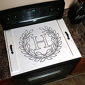 Stove Top Cover with Personalized Carving