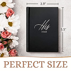 Vow Books with Ring Box for Wedding Ceremony, Vow Books for Wedding, Vow Book, Wedding Vow Books, Vow Books His and Hers, Vows Book, Wedding Vows, Wedding Vows Book, His Her Vows Book