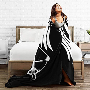 The Walking Dead Daryl Dixon Wings Blanket Soft Plush Throw Blanket - Super Fuzzy Fleece Blanket for Couch Bed Sofa All Season 80"X60"