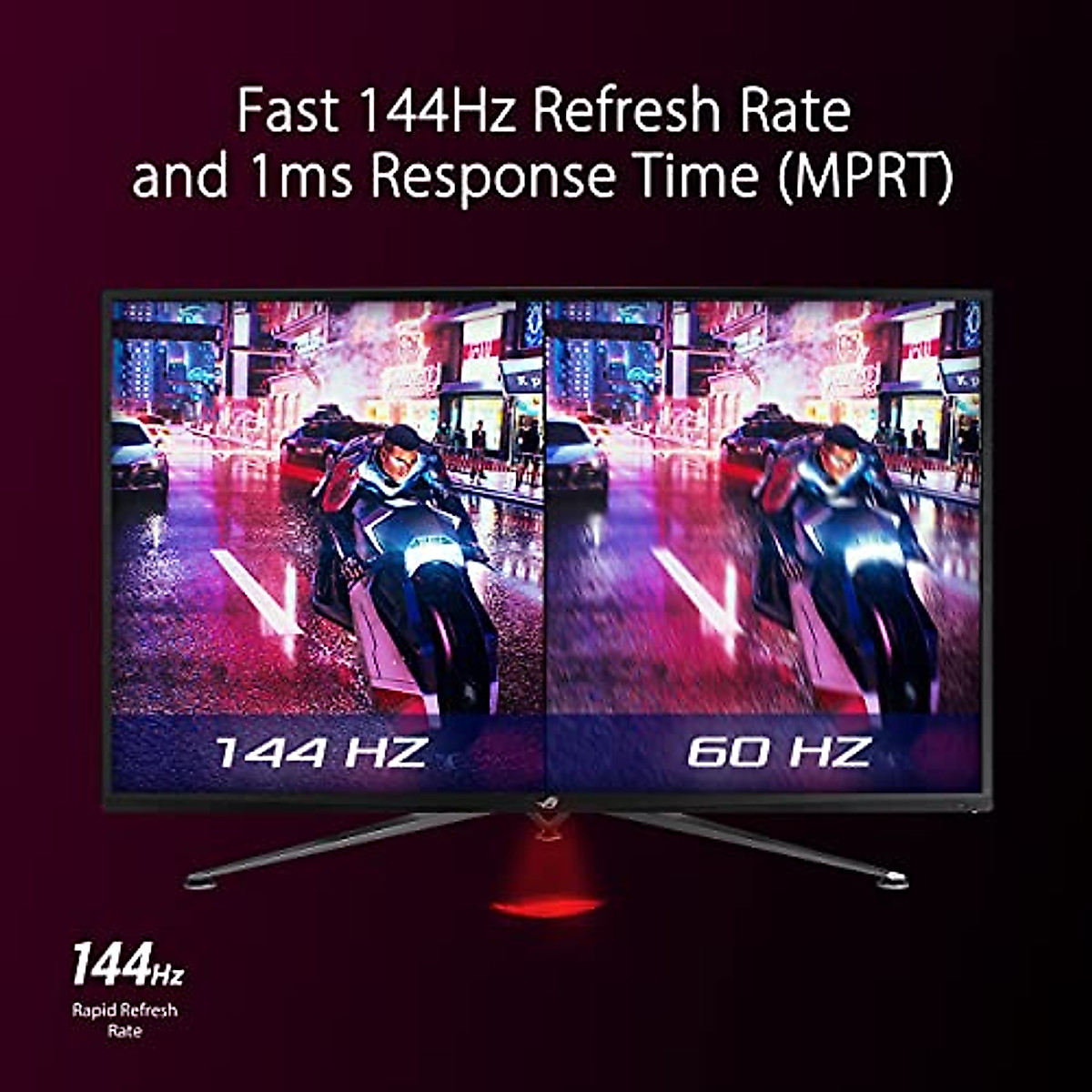 ASUS 43" 4K 144Hz 1ms Gaming Monitor - ROG Strix, HDR1000, FreeSync Premium Pro